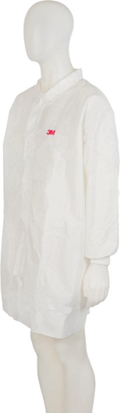 3M 4440 Laboratoriumjas 03900001 - Wit - XL | bol