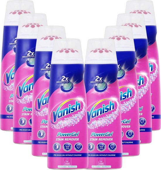 Vanish Oxi Action Gold Powergel Vlekverwijderaar - 8x200ml | bol