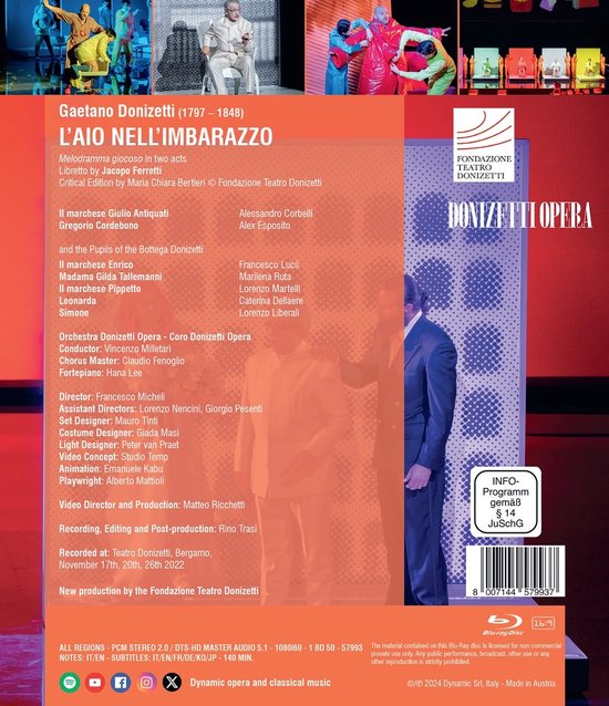 Alessandro Corbelli, Alex Esposito, Francesco Micheli - Donizetti: L ...