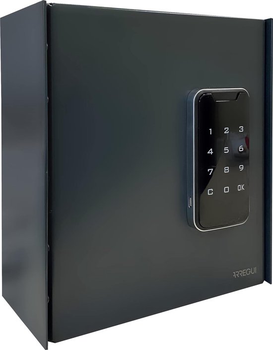 Luxe Grote Sleutelkast met elektronisch slot en 14 haken voor sleutels ...