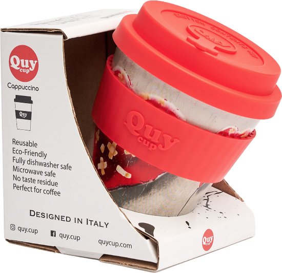 Quy Cup 230ml Ecologische Reisbeker - De originele Banksy's Graffiti ...
