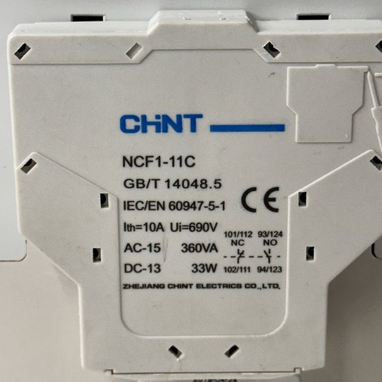 Chint AC Contactor - schakelaar - NC8-115 220V-240V | bol