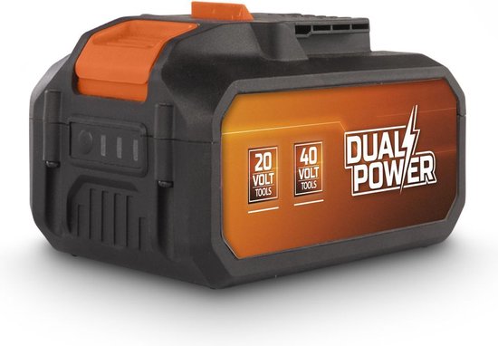 Powerplus Dual Power battery POWDP9040 - 2x20V, 8.0Ah, 4.0Ah - for 20V ...