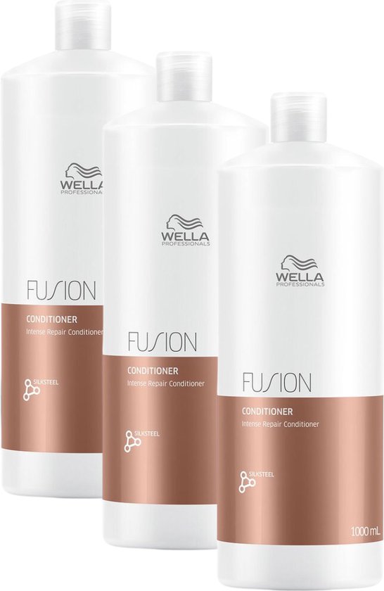Wella Fusion Conditioner 1000ml - 3 Stuks - Voordeelverpakking | bol