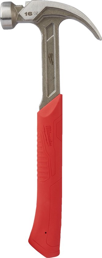 Milwaukee Stalen Gebogen Klauwhamer 450g - 4932478655 | bol