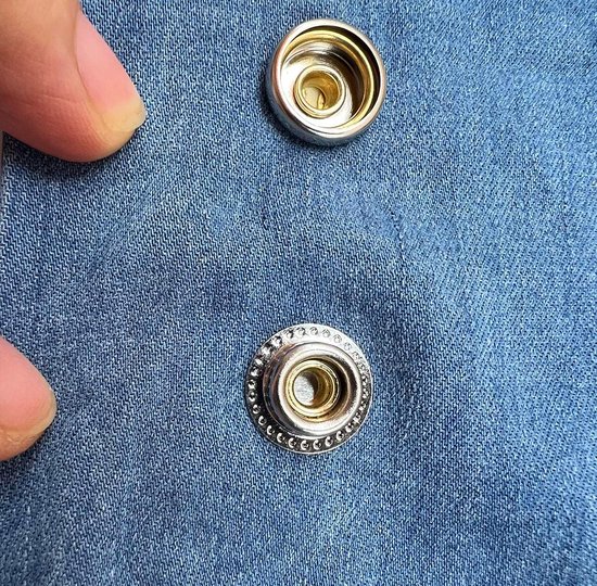 Drukknopen Ø 15 mm zwart naaitoebehoren buttons knopen om aan te naaien ...