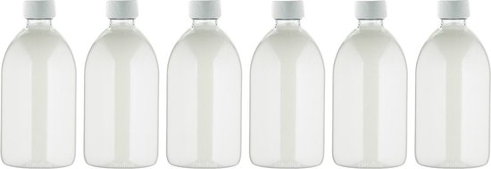 Scrubzout White Lotus - 650 gram - Fles met witte dop - set van 6 stuks ...
