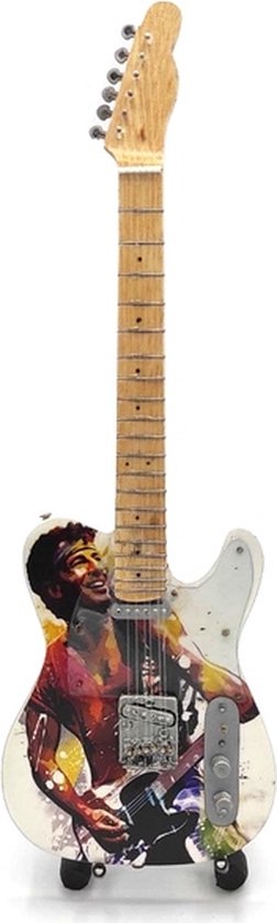 Mini gitaar Bruce Springsteen foto kleur Miniature- Guitar-Mini -Guitar ...