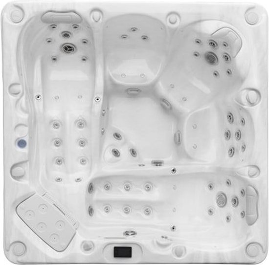 Novum Oasis spa 3 black - 5 persoons | bol