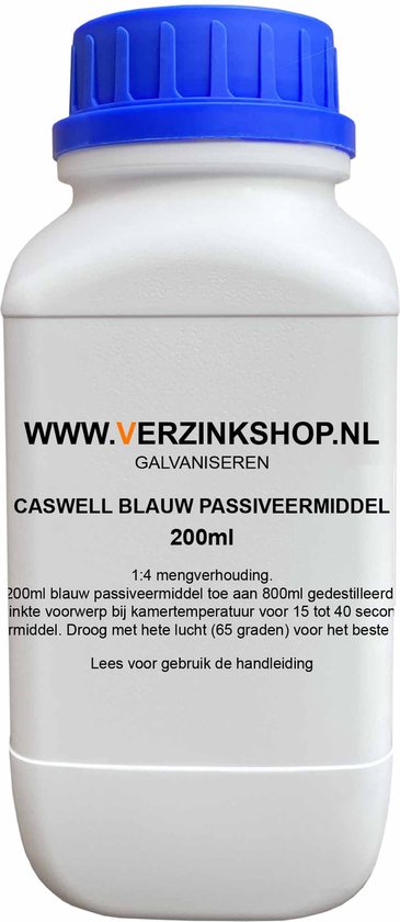Zink Passiveren Blauwe Passivering - 400 ml | bol