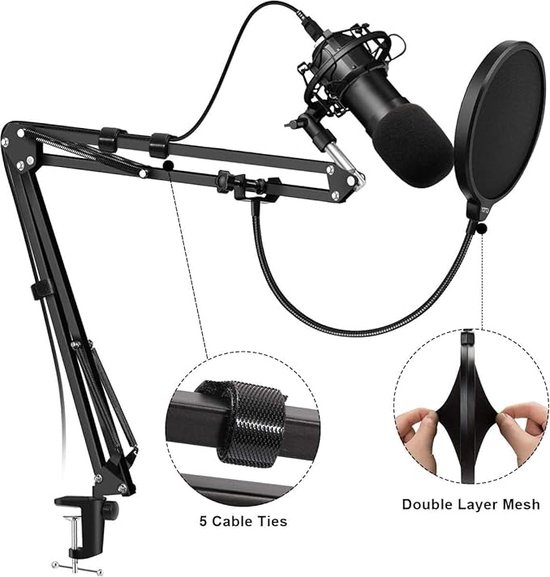 professional microphone arm - QuadCast Boom Arm Stand / microfoonhouder ...