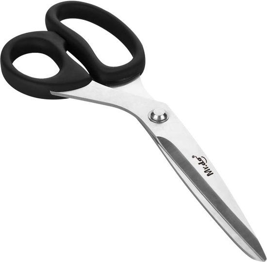 Schaar, extreem scherp, textielschaar met rubber comfort-grip (zwart ...