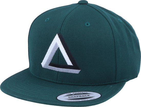 Hatstore- Three Color Impossible Triangle Spruce Snapback - Iconic Cap ...