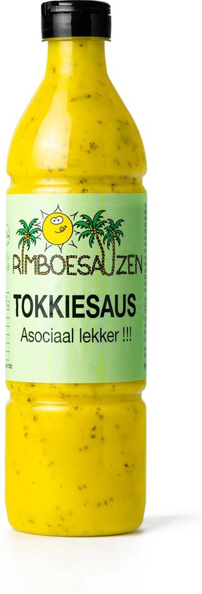 Rimboe Tokkiesaus - zoete uien saus voor vlees, vis en kip - 500 ml | bol