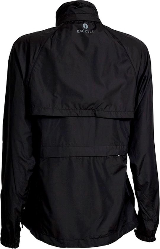 BackTee - opvouwbaar windjack Dames - zwart | bol