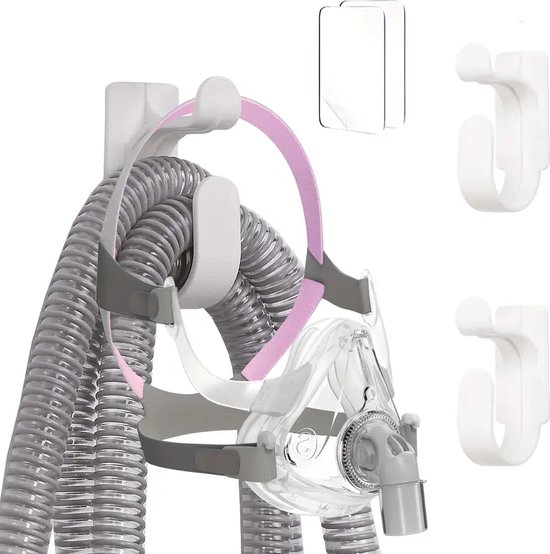 Cpap slanghouder zelfklevend - 9x2.9CM - masker houder - zuurstofslang ...