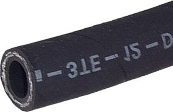 3TE Hydrauliekslang 9.5 mm (ID) 110 bar (OP) 1 m Zwart - HL-R-BLA-3TE ...