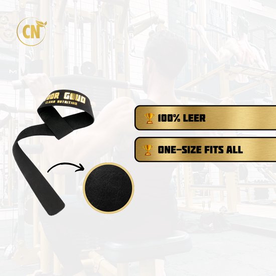 Clean Nutrition - Lifting Strap - Voor Goud - (1 x 2 straps) - Joel ...