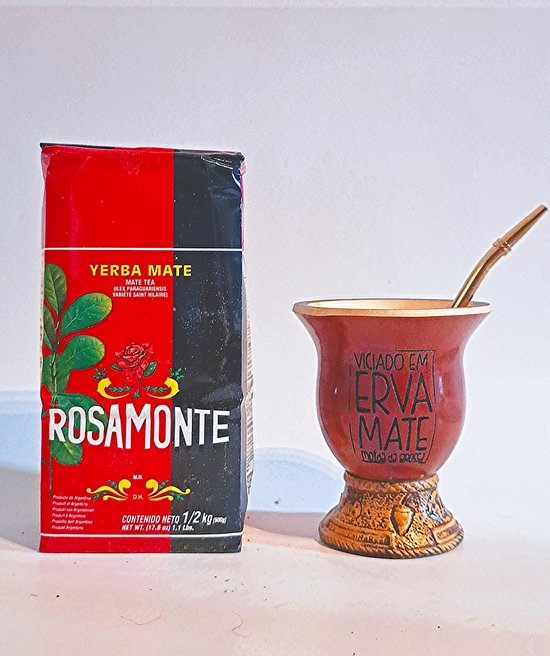Yerba Mate Starterspakket | Houten mate Argentina | Bombilla ...
