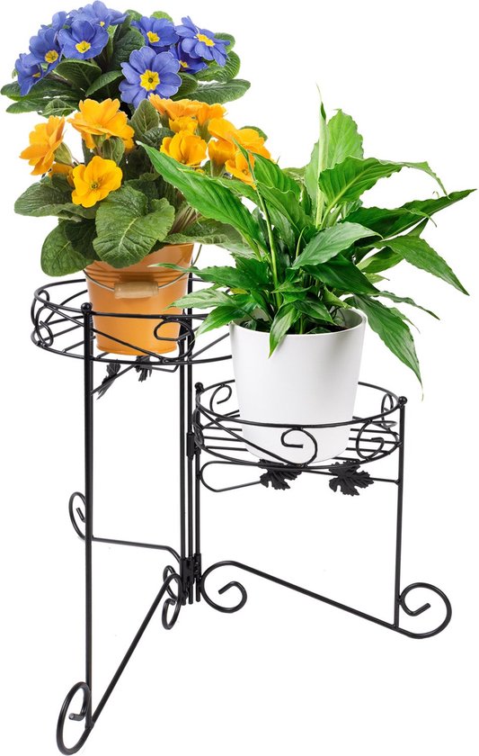 Karat Plantenrek - Plantenstandaard - Lucia - Voor binnen en buiten - 20 x 20 x 50 cm | bol