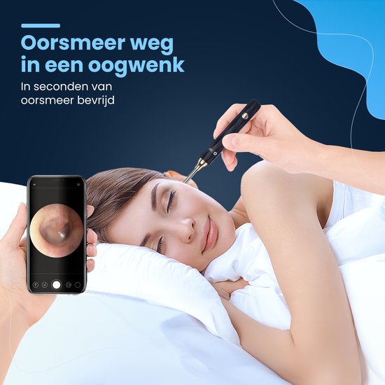 BP® Oorsmeer Verwijderaar met Camera - Oorreiniger PRO - Ear Cleaner ...