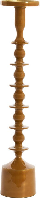 Light & Living - Kandelaar MERAKO - Ø11x54.5cm - Geel | bol