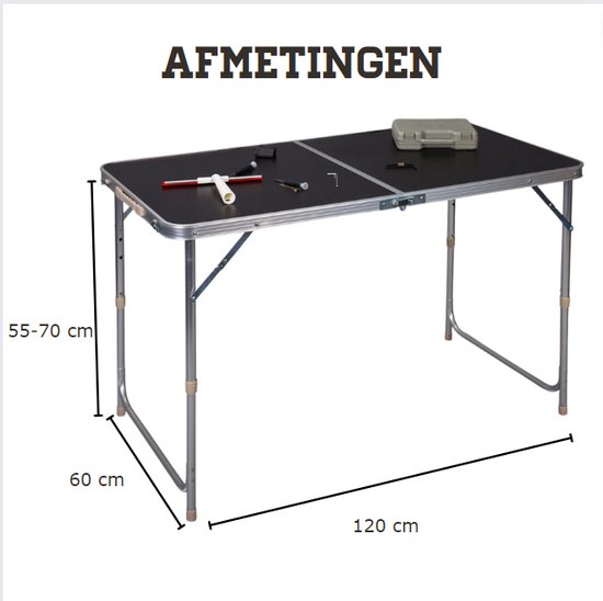 GUTEC Behangtafel inklapbaar - Draagbaar & lichtgewicht - Zwart | bol
