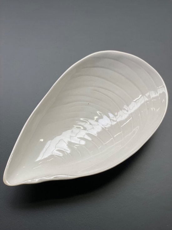 Puro Portugues - serveerschaal - mossel - 28x16x5cm - wit - keramiek ...