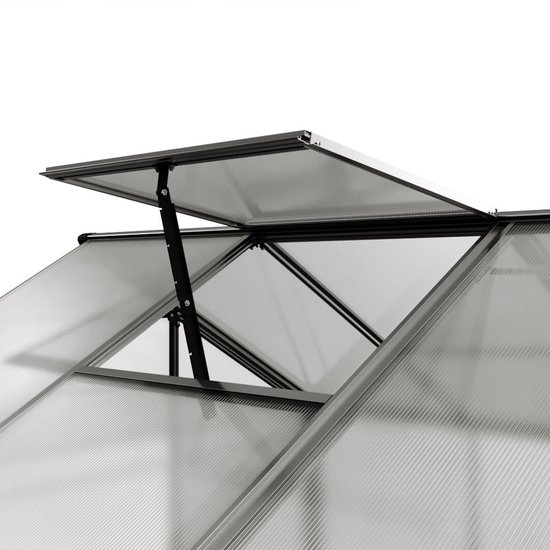 Tuinkas Orchidee 5 aluminium frame 256x317cm polycarbonaat panelen ...