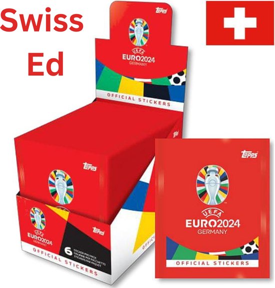 UEFA Euro 2024 Sticker Swiss Version - 100 packs | Games | bol