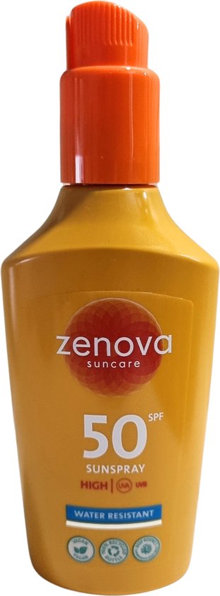 Zenova Zonnebrand SPF 50 - Zonnemelk & Zonnespray - Rif-vriendelijk ...