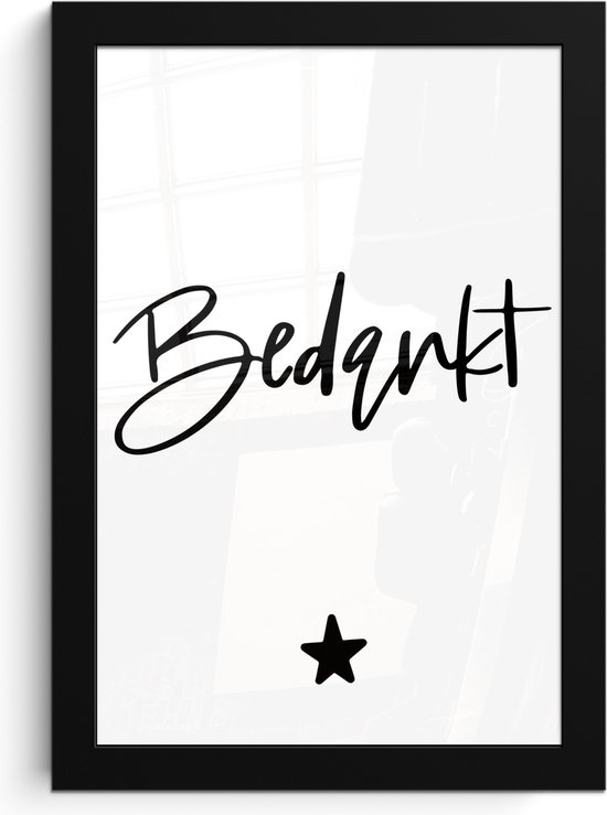 Fotolijst incl. Poster - Spreuken - Bedankt - Quotes - 20x30 cm ... Fotolijst incl. Poster - Spreuken - Bedankt - Quotes - 20x30 cm ...