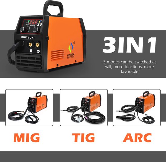 BlindenburgCreations ® 3 In 1 Synergie Mig Lasser- Semi-Automatische ...