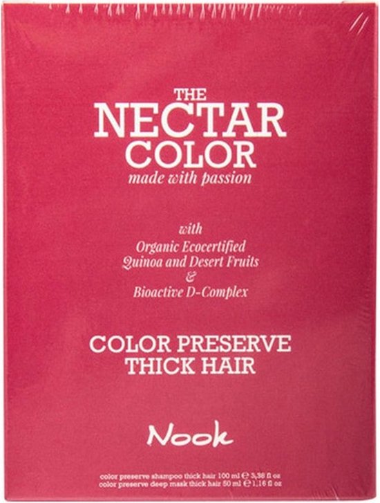 Nook Nectar Color Preserve Travel Kit Thick Hair | bol
