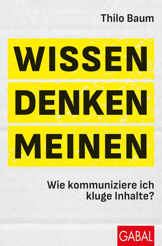 Dein Leben - Wissen, denken, meinen (ebook), Thilo Baum | 9783967403978 ...