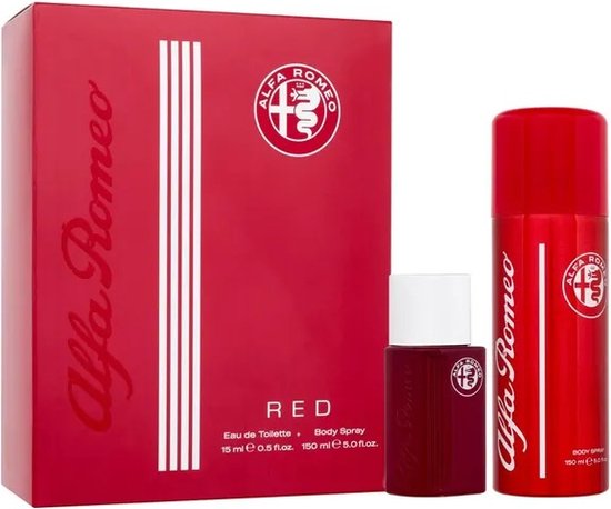 Alfa Romeo Red SET: Edt 15 ml + Body Spray 150 ml | bol