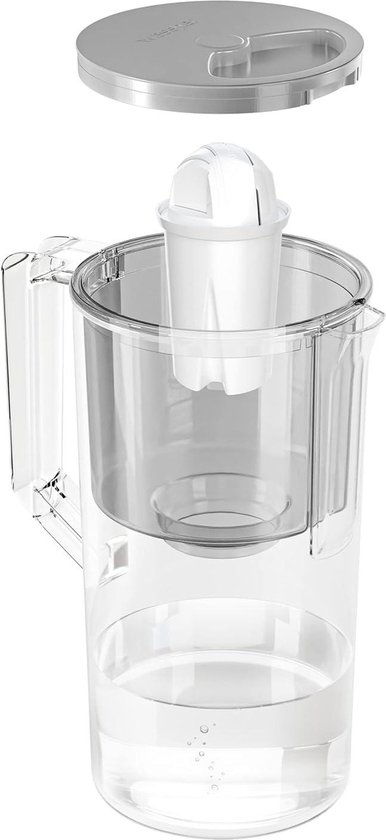 Waterfilterkan AquaClassic 2.5L Grijs met Water Filter | Vermindert ...