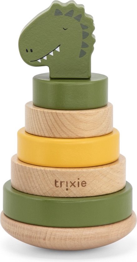 Trixie Wooden Stacking Animal Stapeltoren | Mr. Dino | Games | bol