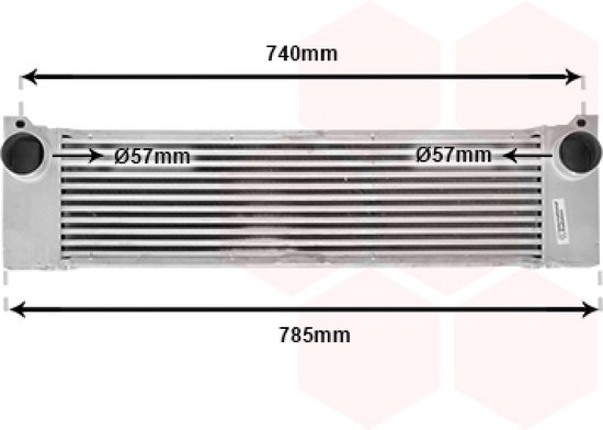 INTERCOOLER VOOR MERCEDES BENZ VITO/VIANO 2003-2010 6395010801 | bol