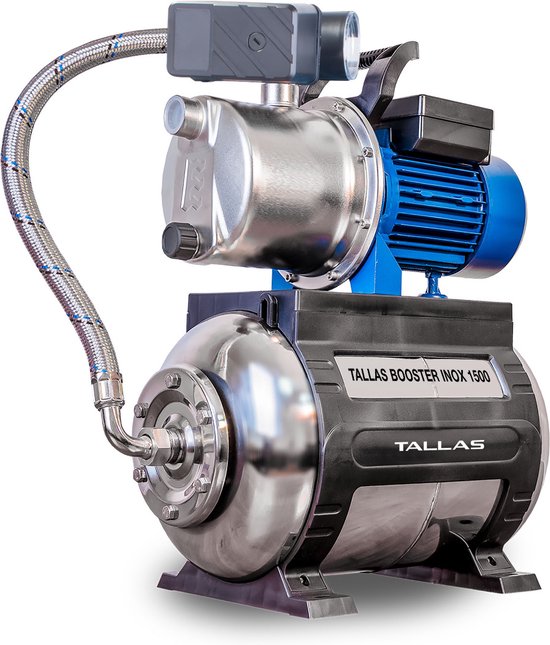 TALLAS BOOSTER INOX 1500 Hydrofoorpomp / Beregeningspomp - 5400l/h - 1300W -... | bol