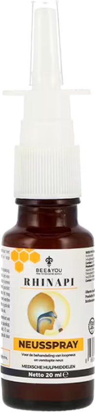 BEE&YOU Rhinapi Propolis Neusspray - Natuurlijke Oplossing voor Verstopte en Loopneus... | bol