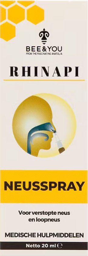 BEE&YOU Rhinapi Propolis Neusspray - Natuurlijke Oplossing voor ...