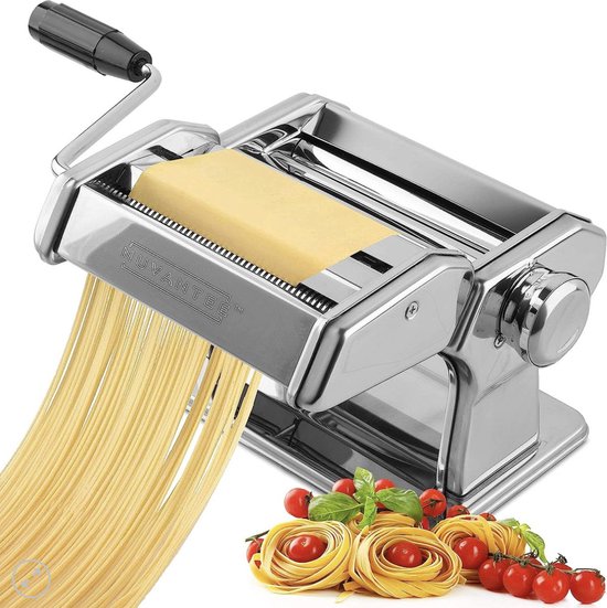 Pasta Maker - 7 instelbare standen - Spaghetti of fettuccini - 150 ...