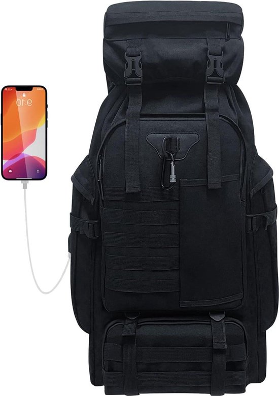 80l Camping Wandelen Rugzak Grote Militaire Tactische Rugzak ...