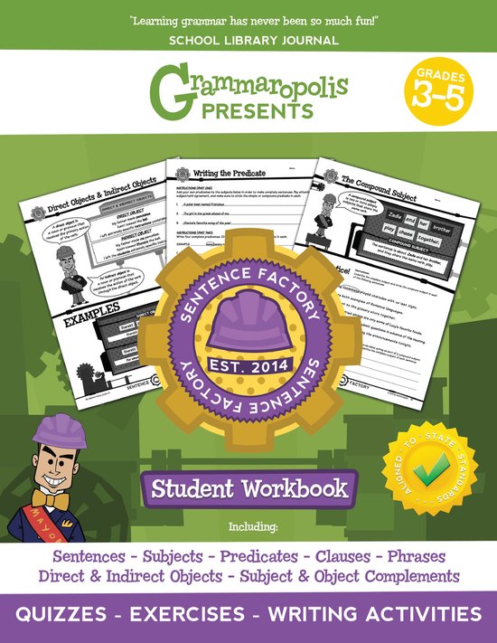Grammaropolis: The Parts of the Sentence Workbook, Grades 3-5 ...