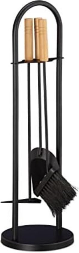 Haardset Voor Houtkachel - Haardset - Haardstel - Haardset Zwart ...