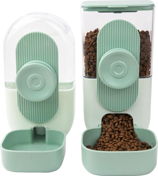 Automatische voeder- en waterdispenser voor huisdieren, hangende ...