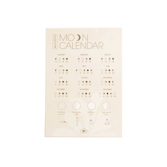 Maankalender 2024 a5 - Lotus | bol