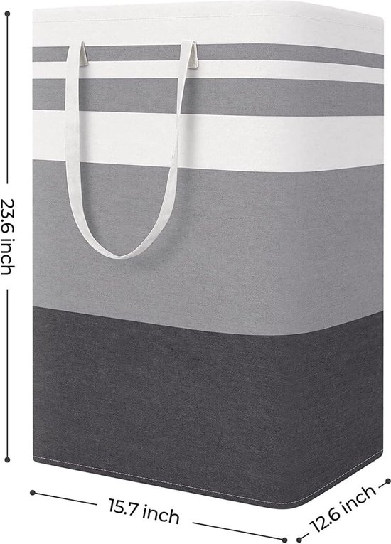 75L wasmand, opvouwbare grote wasmand met handvat, wasmanden, waterdicht voor wasgoed,... | bol