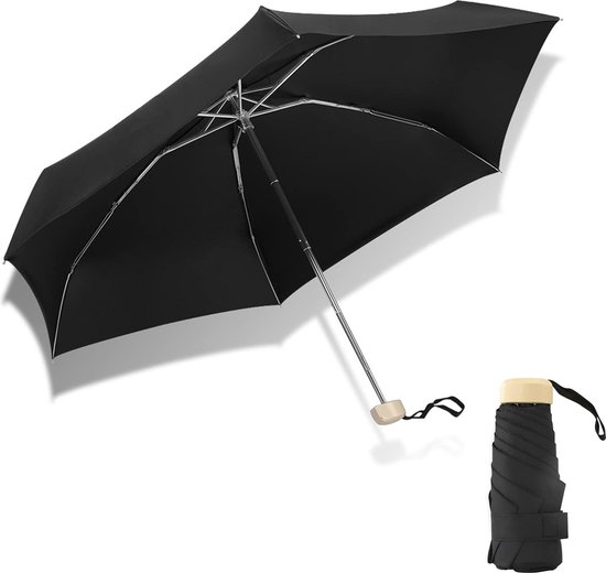 Mini zakparaplu, stormbestendig, handmatige paraplu, klein, compact ...